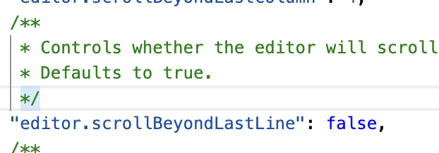 User Setting Editorscrollbeyondlastline Not Working · Issue 2566 · Stackblitzcore · Github 