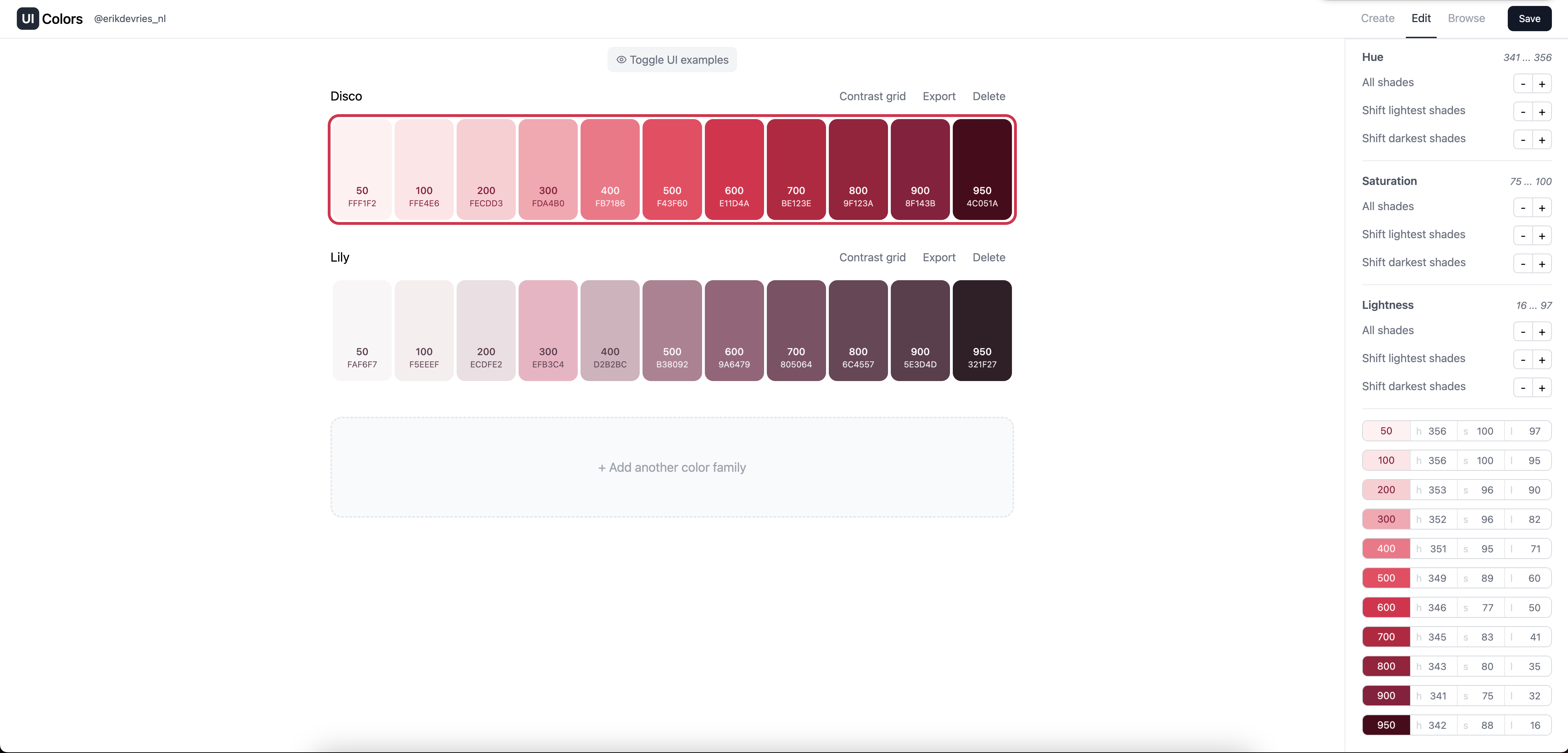 Feature request: Implement a more fluent color picking experience ...