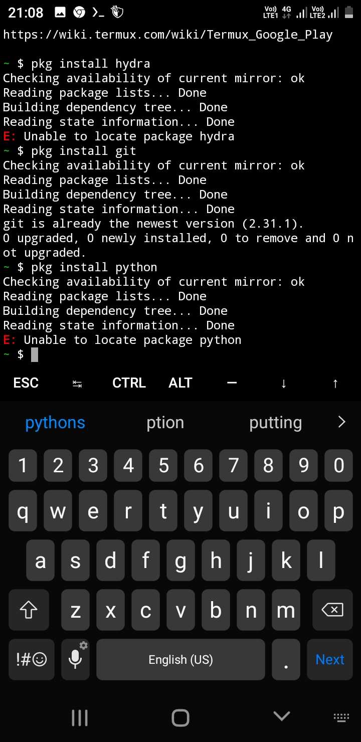 Cant install python · Issue #6646 · termux/termux-packages · GitHub