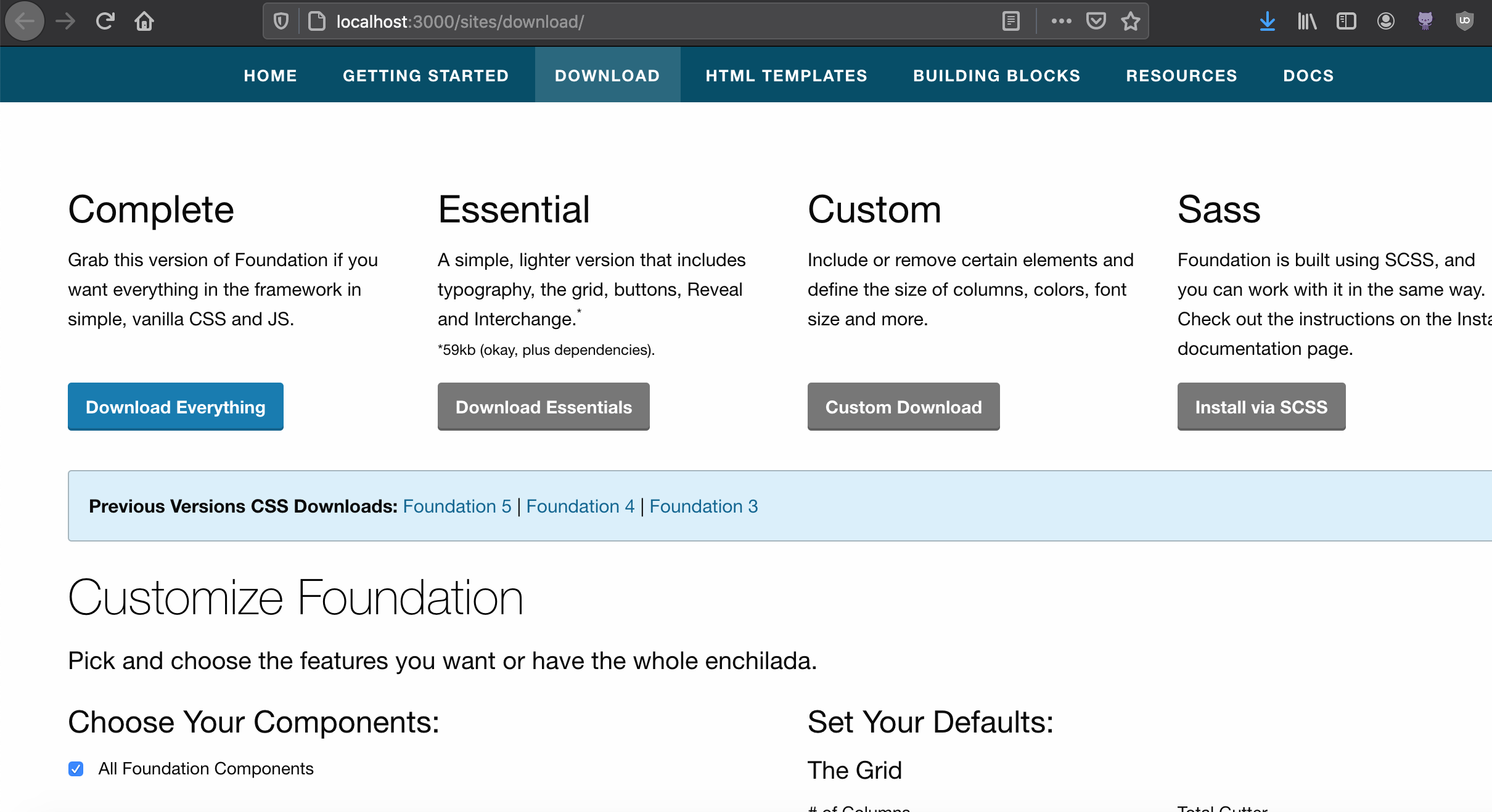 [Installation] "Download Foundation" Button not working · Issue #12189 ...