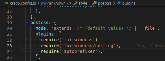 craco: wrong order of plugins leads to broken nesting · Issue #5896 · tailwindlabs/tailwindcss ...