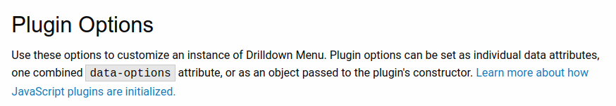 Drilldown Menu Data Back Button Broken · Issue 12095 · Foundationfoundation Sites · Github