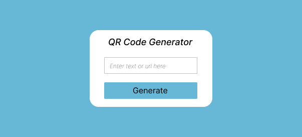 Add "QR Code Generator" · Issue #411 · ZeroOctave/ZeroOctave-Javascript-Projects · GitHub