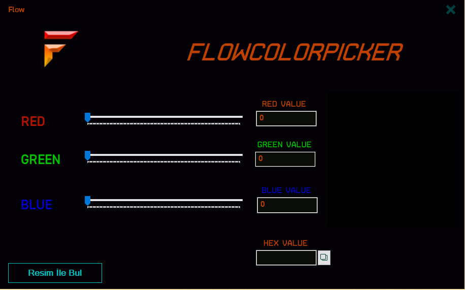 GitHub - AhmetEmin38/FlowColorPicker: A color picker which written with c#