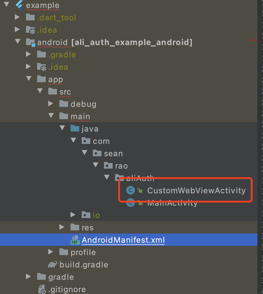 com.sean.rao.ali_auth.auth.CustomWebViewActivity: Targeting S+ (version 31 and above) requires ...