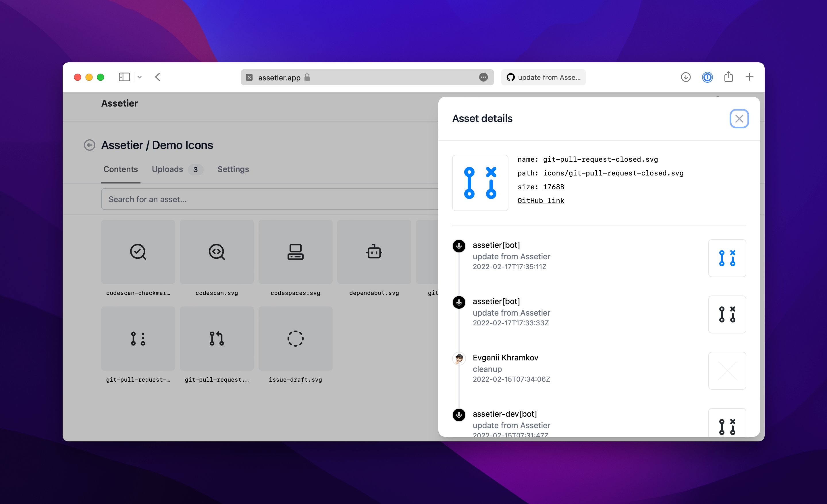 GitHub - irffanasiff/assetier: Figma plugin + web service to publish icons and illustrations ...