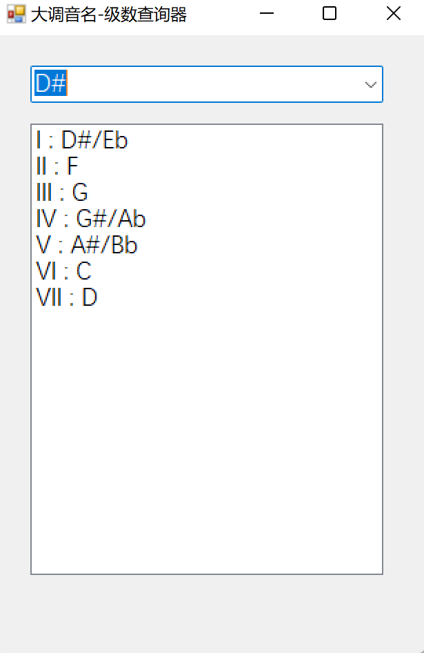 GitHub - X-T-E-R/Pitch-Degree-Query: Pitch-Grade Query tool：音名-音级查询器，输入调号，可以显示I-VII级音分别是什么。（目前仅支持大调）