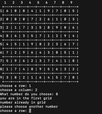 GitHub - Magoogabuka/Sudoku: terminal sudoku game