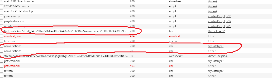 Directline Getsessionid Giving Service Error {xxx} Domain Is Not In The List Of Trusted Origins