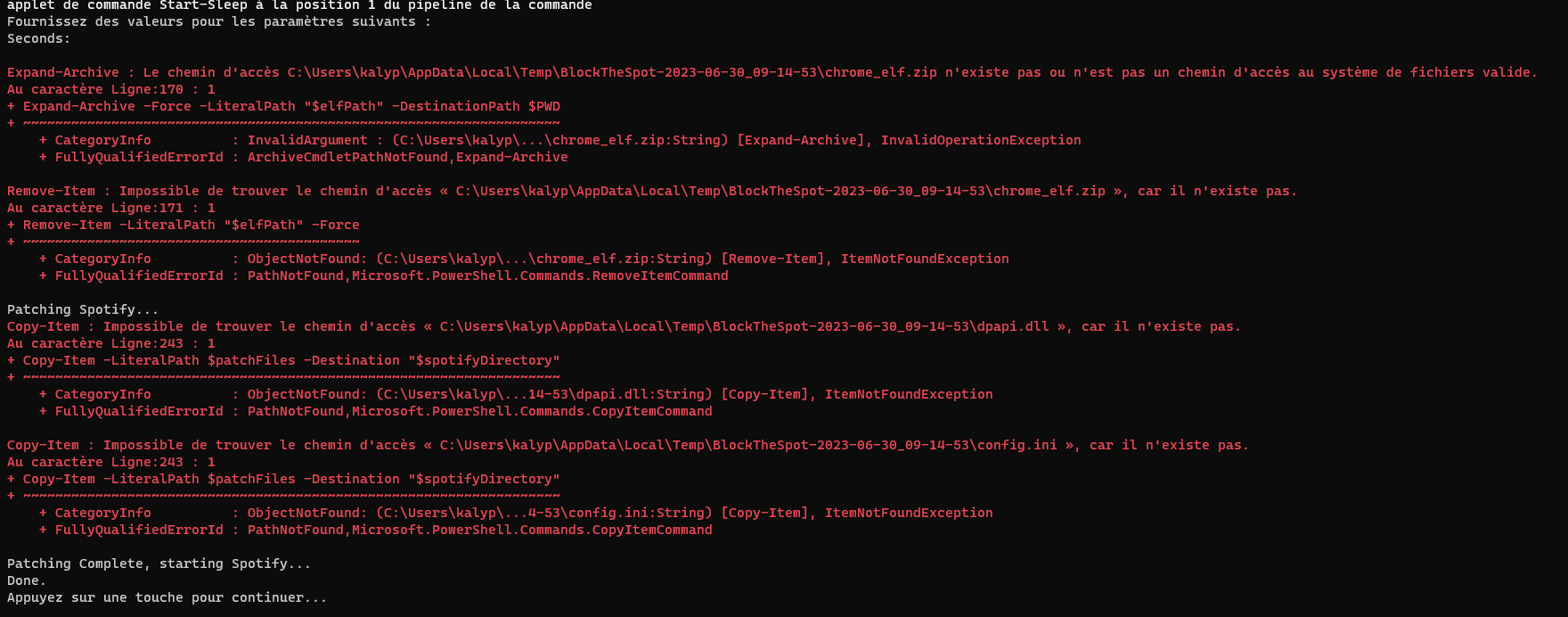 installation bug · Issue #462 · mrpond/BlockTheSpot · GitHub