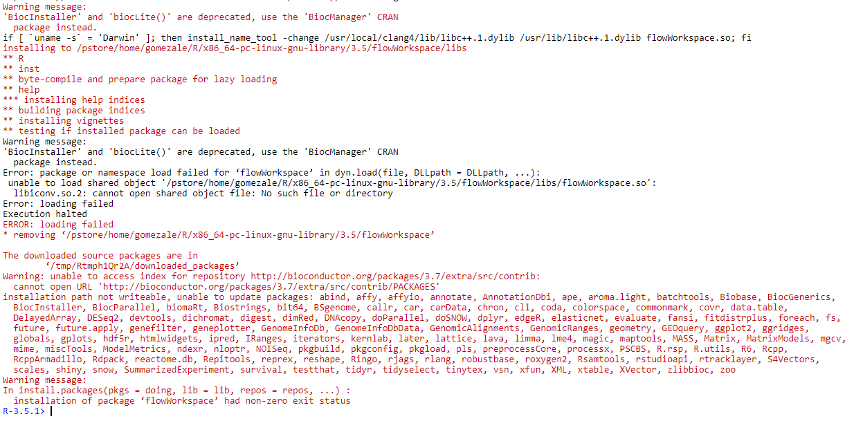 Installation of flowWorkspace failed in R. · Issue #265 · RGLab/flowWorkspace · GitHub