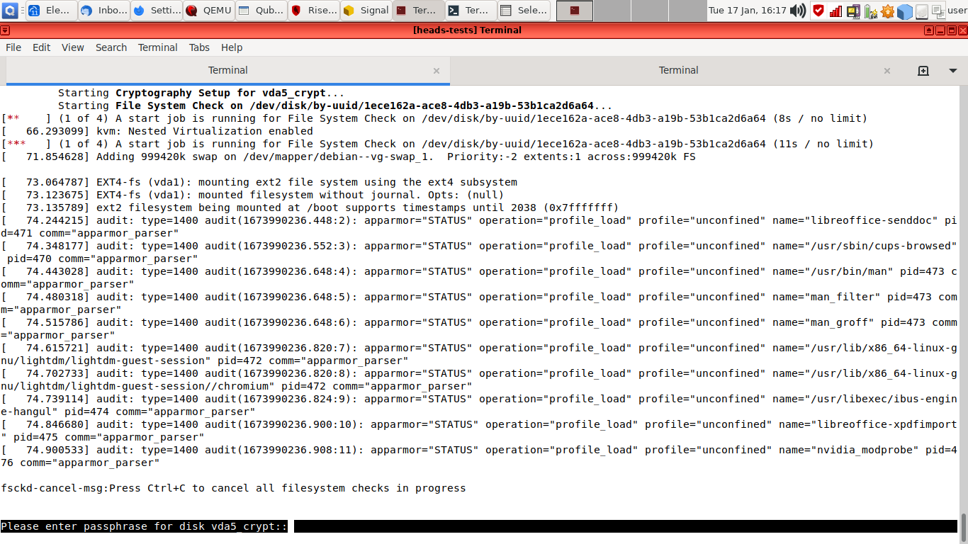 Setting a TPM disk encryption key prevents OS discards down to the LUKS ...