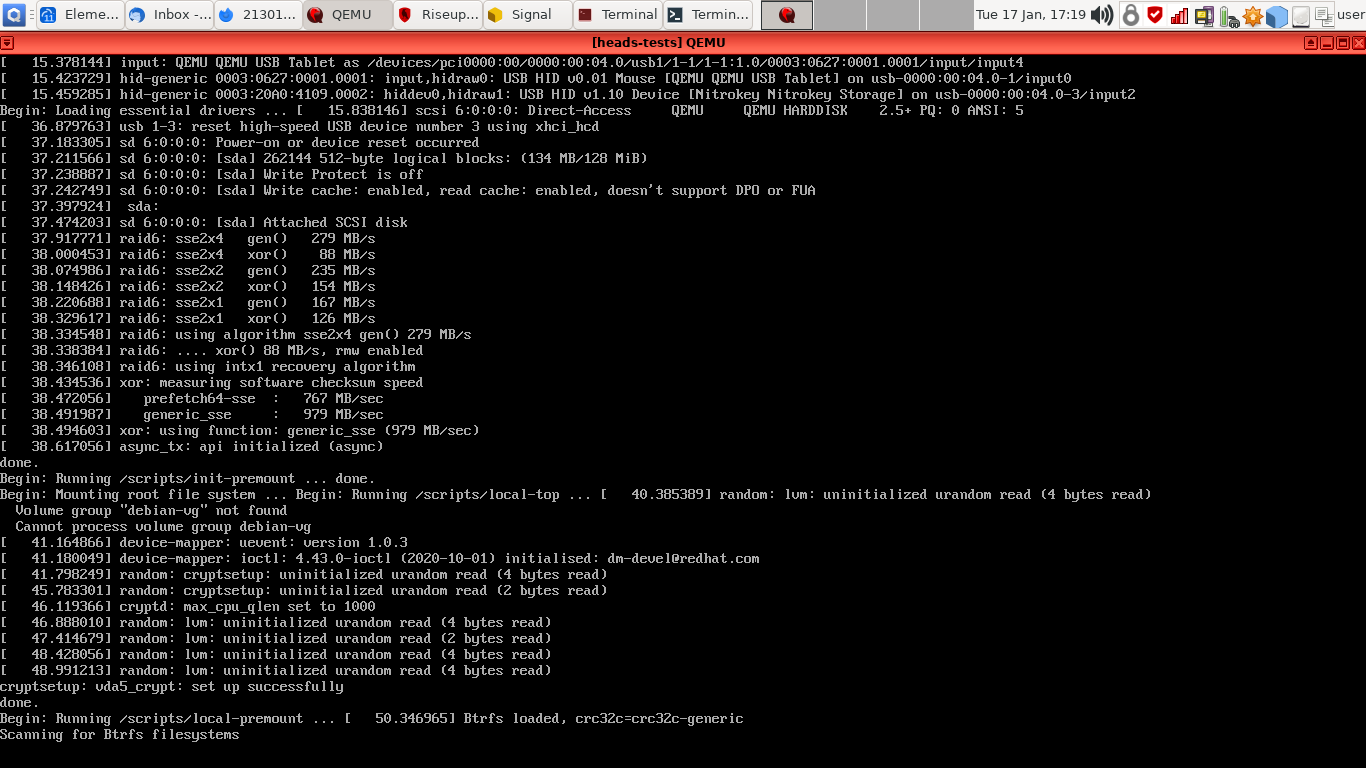 Setting A Tpm Disk Encryption Key Prevents Os Discards Down To The Luks And Actual Disk Layer