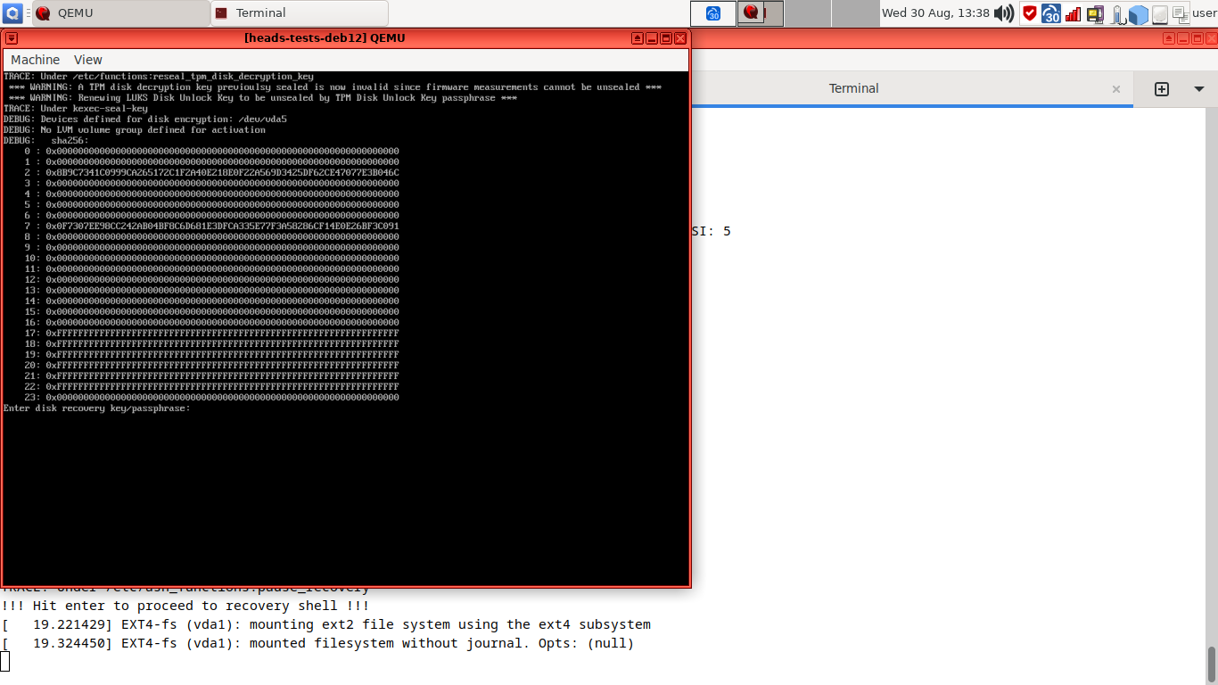 Debian-12 still requires manual crypttab alterations and initrd regeneration to pick up TPM disk ...