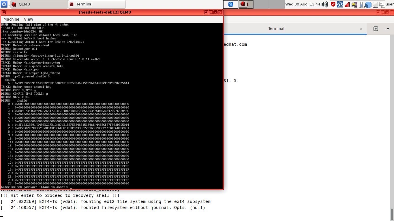 Debian-12 still requires manual crypttab alterations and initrd regeneration to pick up TPM disk ...