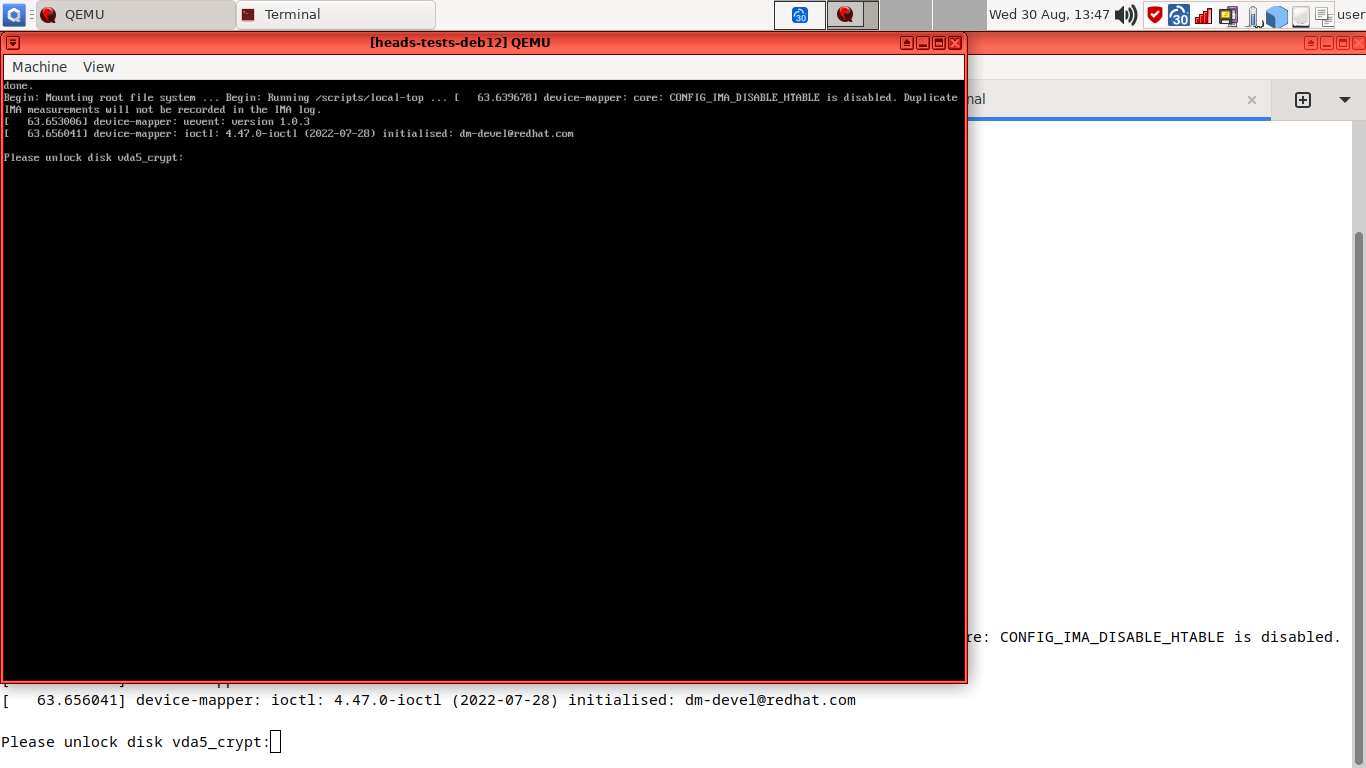 Debian-12 still requires manual crypttab alterations and initrd regeneration to pick up TPM disk ...