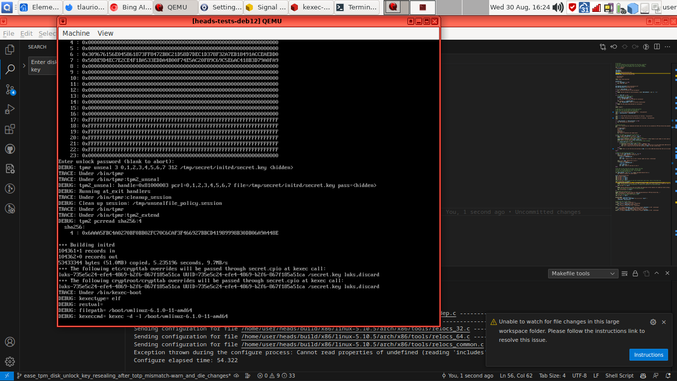 Debian-12 still requires manual crypttab alterations and initrd regeneration to pick up TPM disk ...