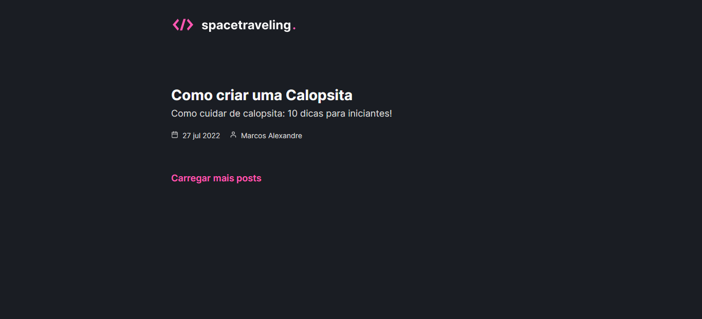 GitHub - Catalendas/Desafio-blog