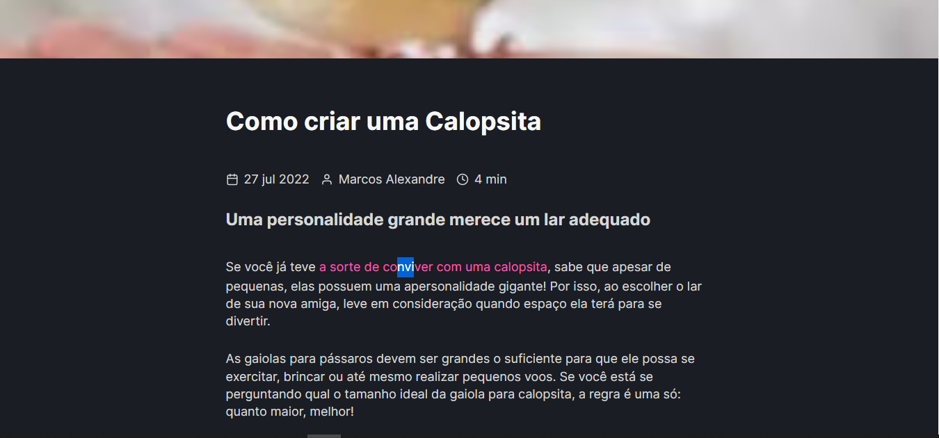 GitHub - Catalendas/Desafio-blog