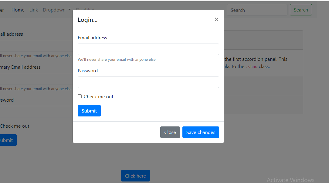 Github Kadam Rutujahtmlwebsite Navbarformcollapsemodel