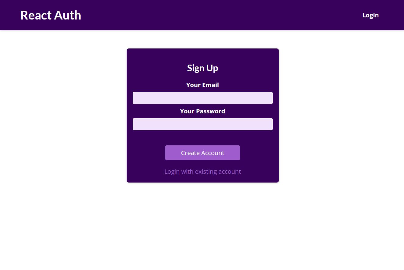 GitHub - Kosemer/React-Authentication