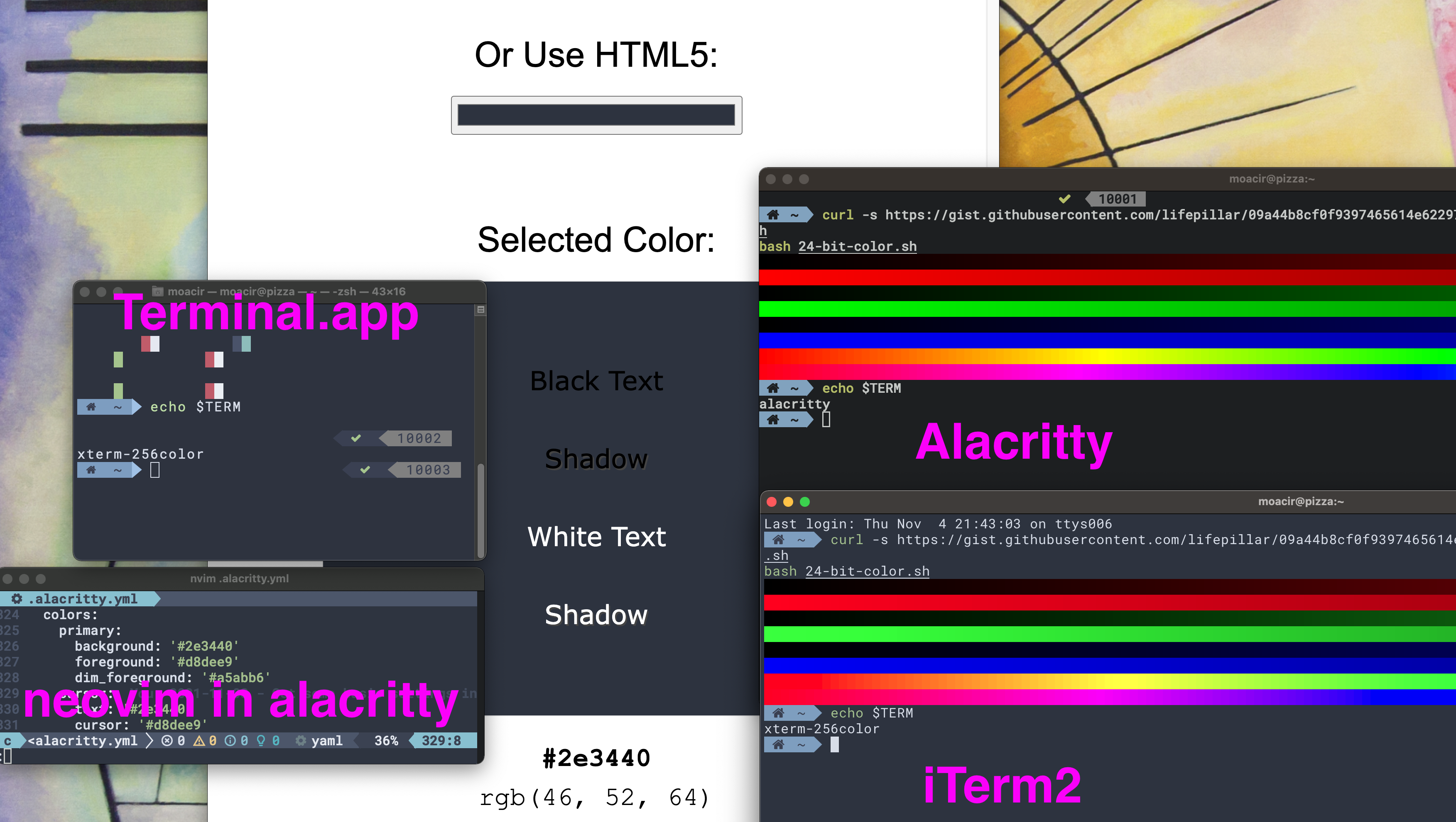 Colors too dark/saturated on Mac in shell · Issue #5593 · alacritty ...