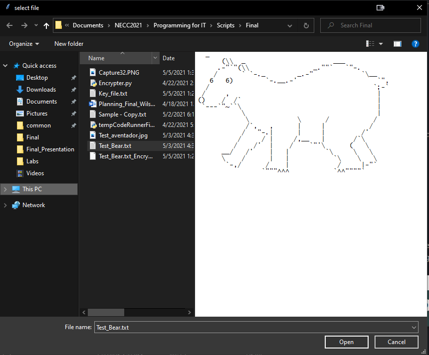 GitHub - WilsonMcC/Final-Project-Encrypter