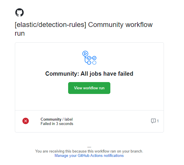 Bug Opening Issues In This Repo Causes Run Failed Community Main · Issue 2151 · Elastic 1461