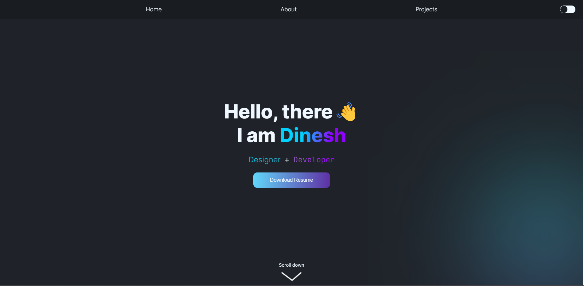 GitHub - dineshveguru/portfolio_remastered