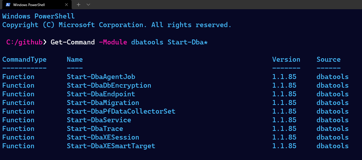 Start-DbaDbEncryption cmdlet NOT FOUND · Issue #8285 · dataplat/dbatools · GitHub