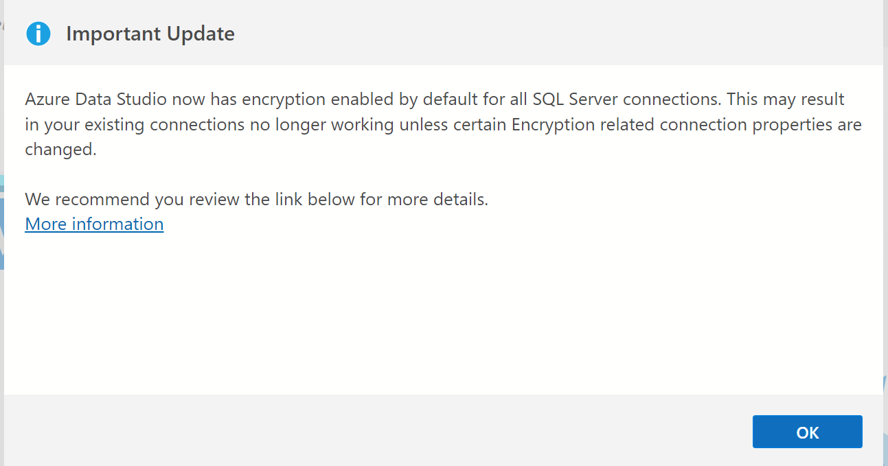 Add Note About Encryption To Import Module With Ability To Stop Showing It · Issue 8729