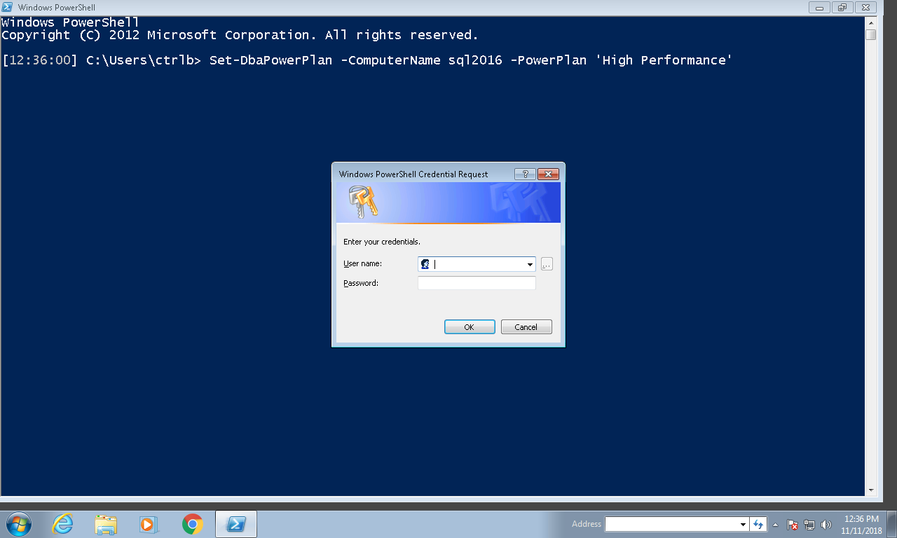 Set-DbaPowerPlan prompts for credentials on older versions of PS · Issue #4480 · dataplat ...