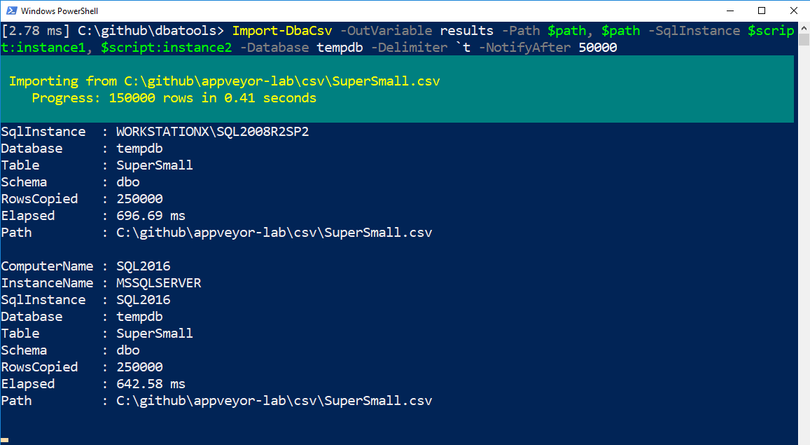 more 1.0 progress – dbatools
