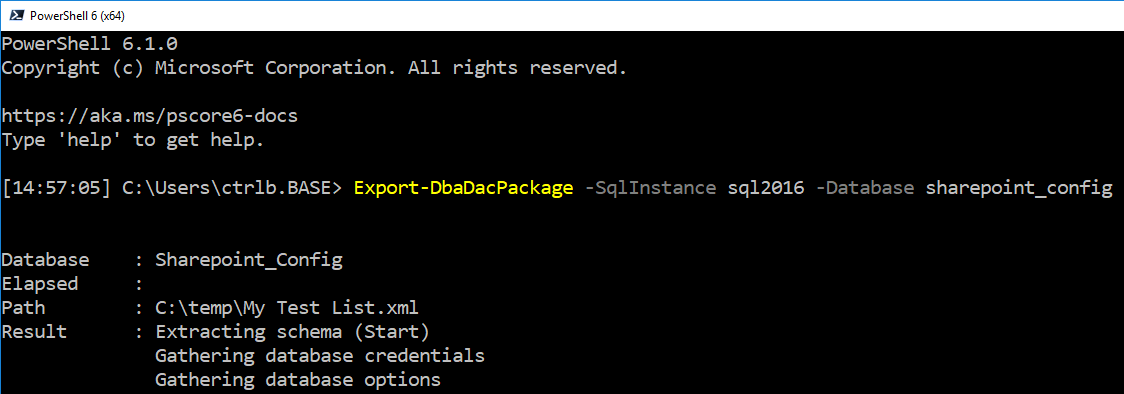 export-dbadacpackage issue · Issue #4646 · dataplat/dbatools · GitHub
