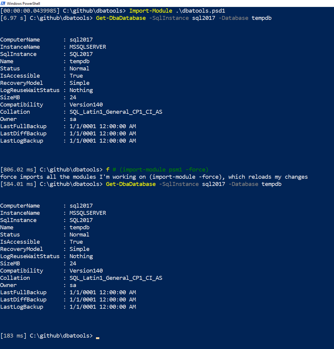 Server Query Is Lost When Psm1 Is Loaded · Issue 5562 · Dataplat Dbatools · Github