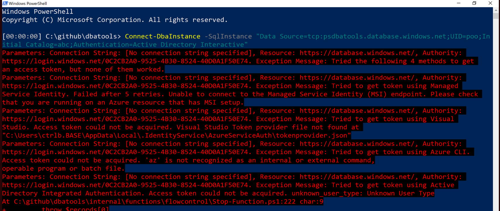 Little bit of C# Help Needed for Active Directory Interactive Auth / MFA · Issue #5594 ...