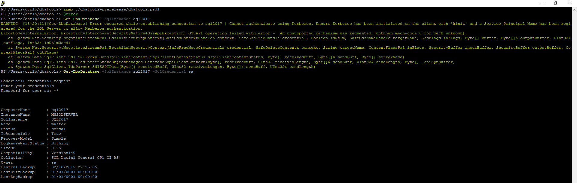 Final Checks · Issue #5766 · dataplat/dbatools · GitHub