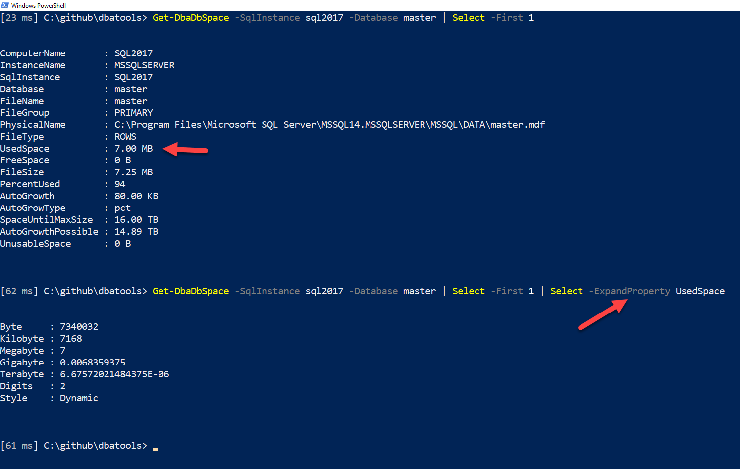A new switch to turn off the user friendly size display in Get-DbaDbCompression · Issue #6031 ...