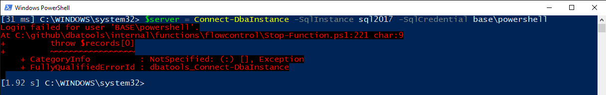 [Bug] - Problems with New-DbaConnectionString? · Issue #6409 · dataplat/dbatools · GitHub