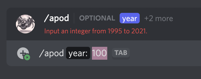 More Informative Error For Integernumber Option Bounds · Discord Discord Api Docs · Discussion 1538