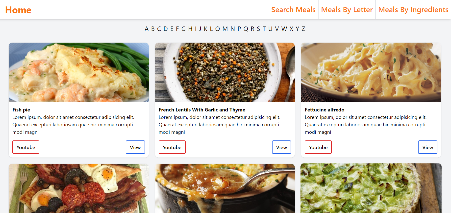 GitHub - MoomenAzzam/vuejs-search-meals: This web application contains a set of meals and the ...