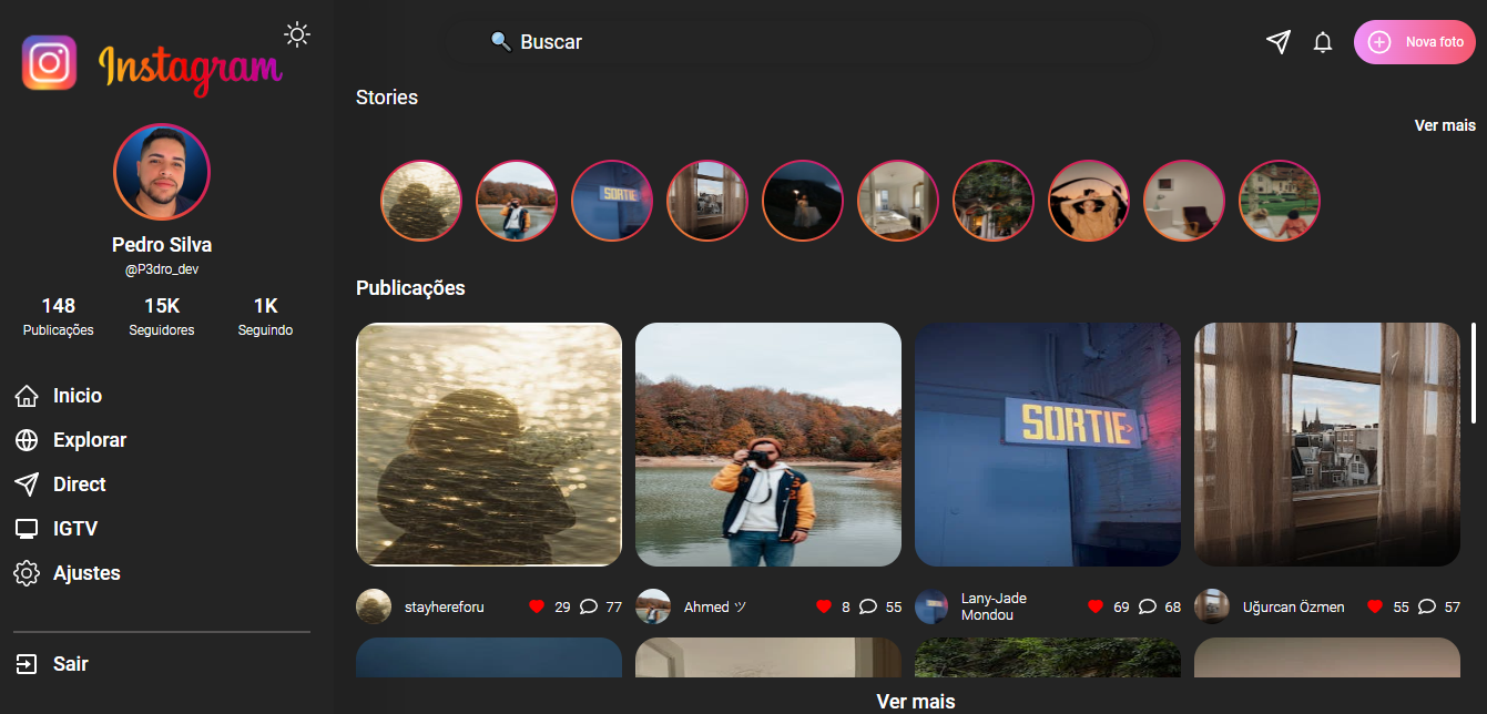 GitHub - Dev-Pedrosv/instagram-devclub-class