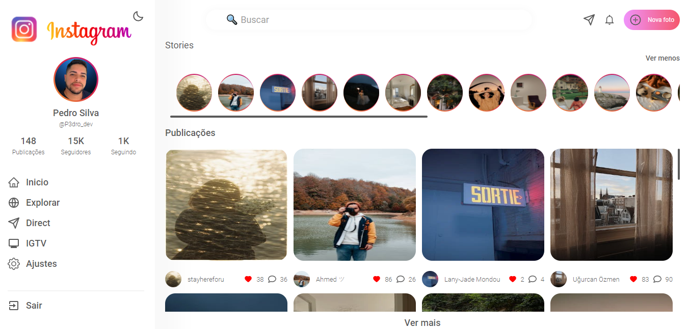 GitHub - Dev-Pedrosv/instagram-devclub-class