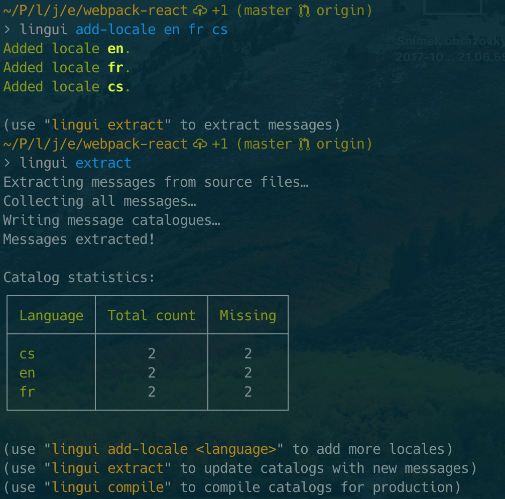 No Messages Extracted When Running Lingui Extract · Issue 105 · Linguijs Lingui · Github 