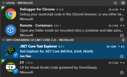 Remote - Containers - Test results · Issue #234 · formulahendry/vscode ...
