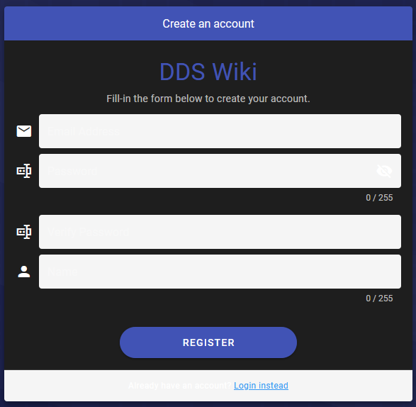 Dark mode: Registration Page: BG color makes text input unreadable · Issue #1748 · requarks/wiki ...