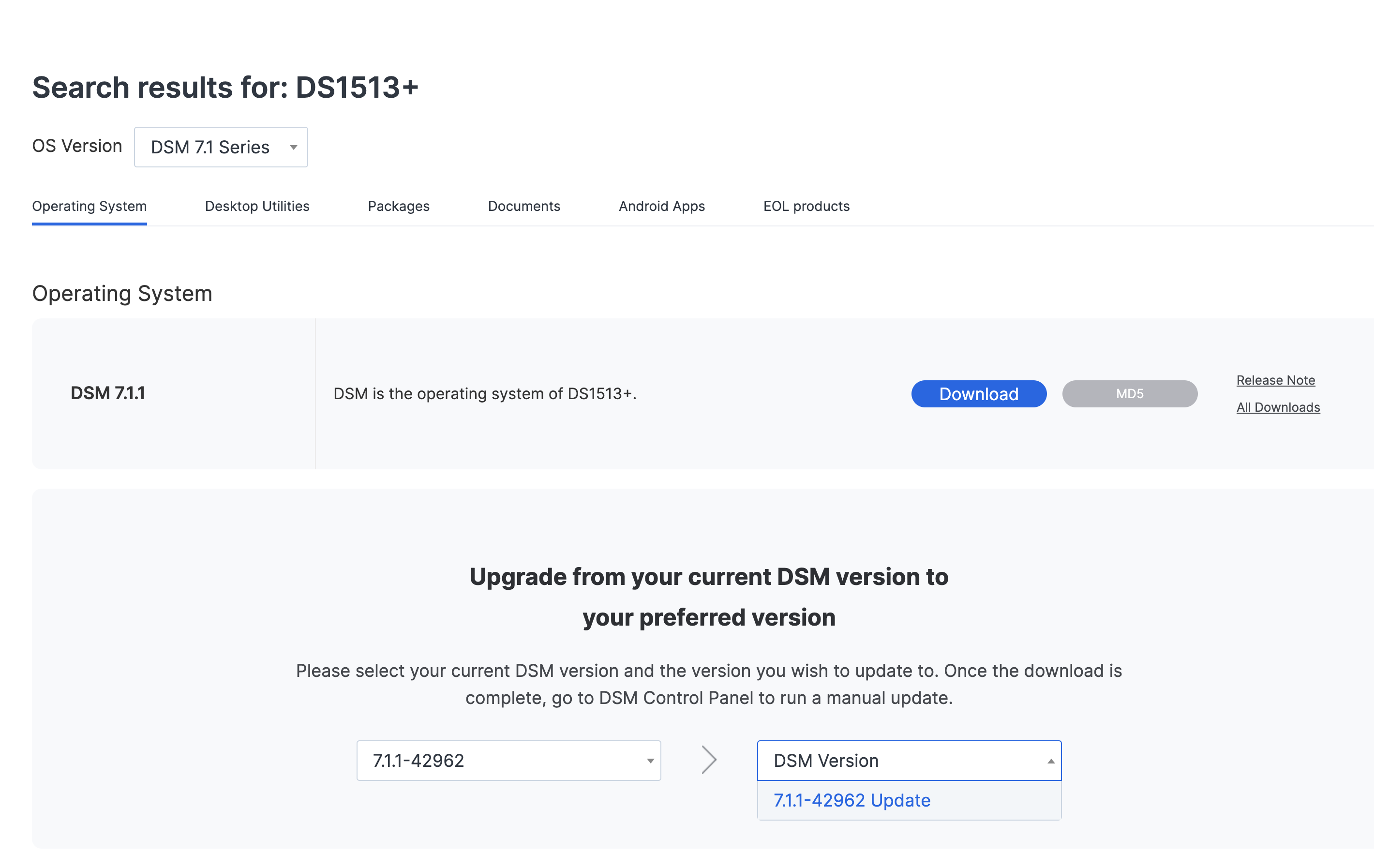 Cannot update Node.js on your system. Synology DSM 7 does not currently support Node.js 18 or ...
