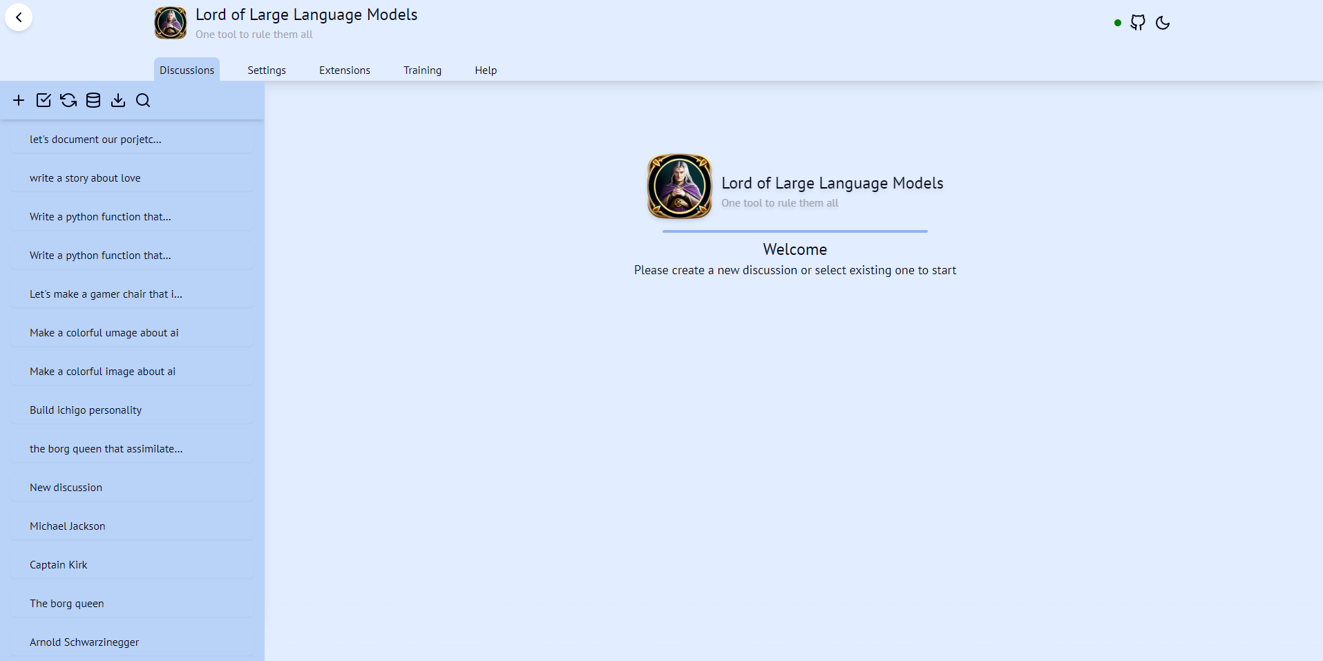 GitHub - ParisNeo/lollms-webui: gpt4all chatbot ui