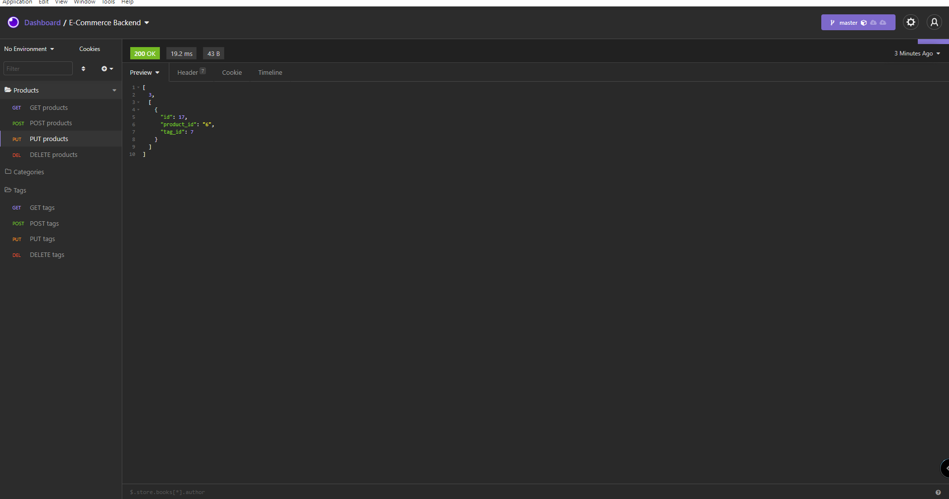 GitHub - Jeremymcg88/E-Commerce-Backend