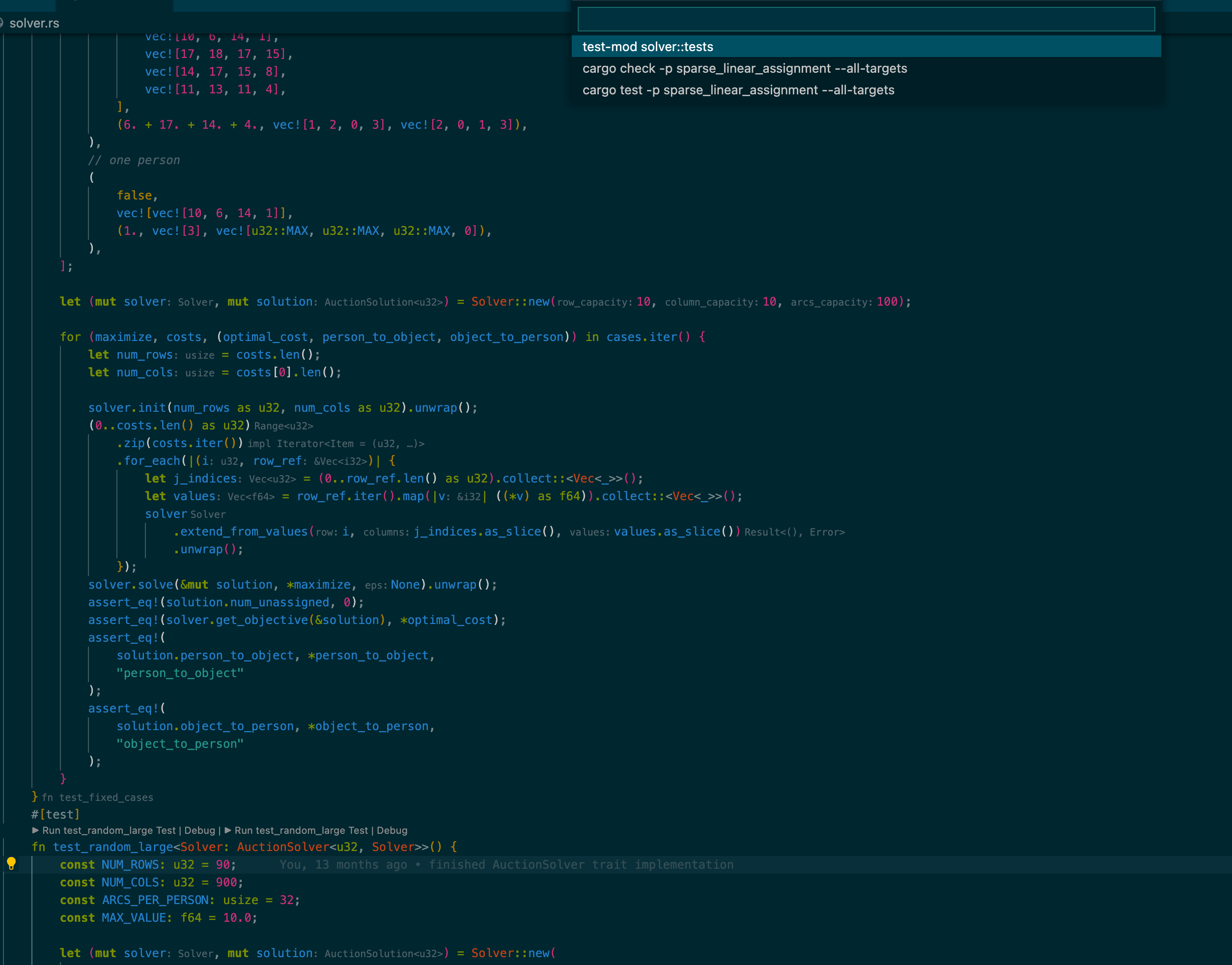 Shortcuts To Run A Runnable In Run Test Debug Popup · Issue 12637 · Rust Langrust Analyzer